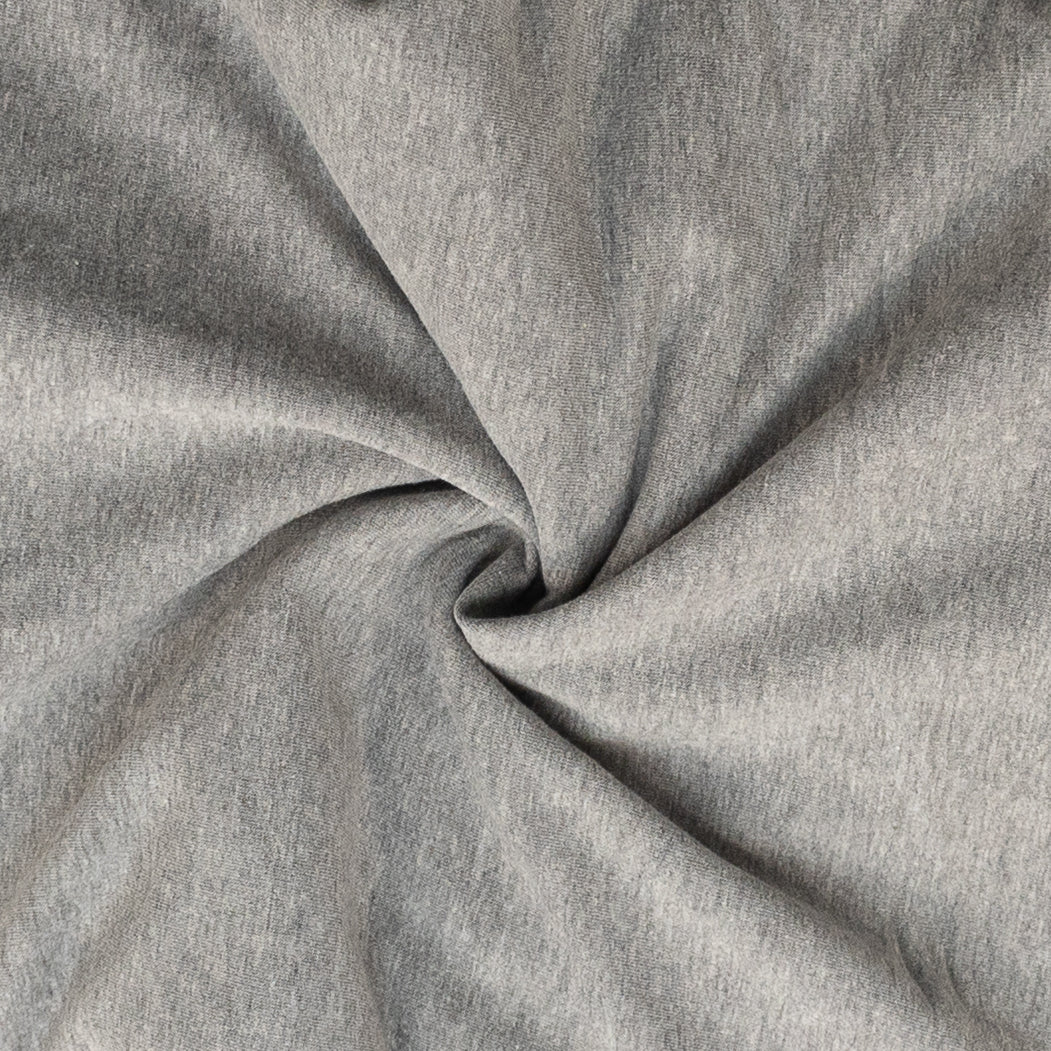 Heather Gray Cotton French Terry – 3 yards – IndieStitch